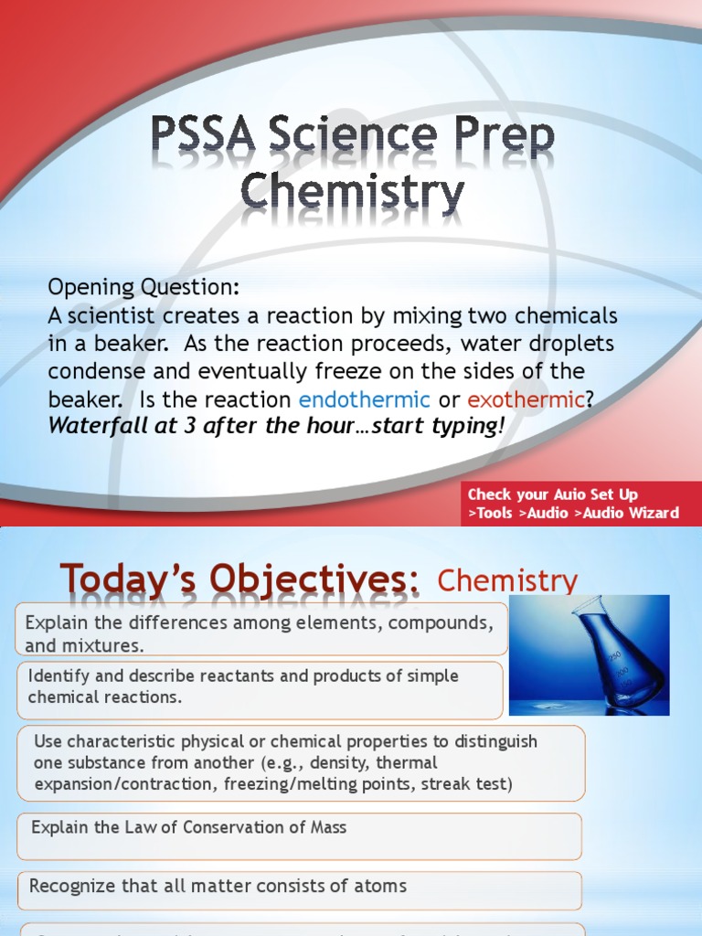 PSSA Prep Chemistry | PDF | Chemical Compounds | Proton