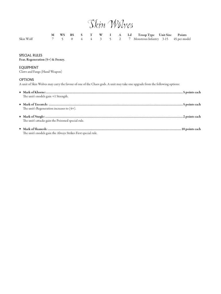 Skin Wolves | PDF | History