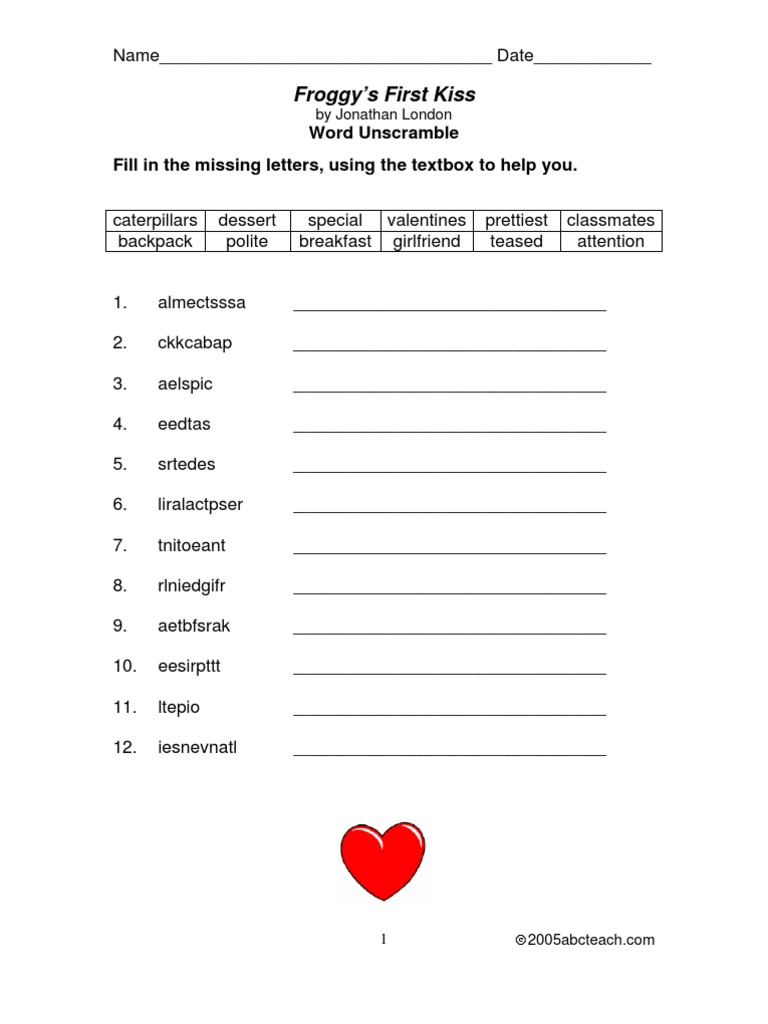BK Froggysfirstkiss | PDF | Word Search | Leisure