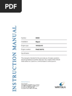 Wärtsilä 18V50SG | PDF | Engines | Valve