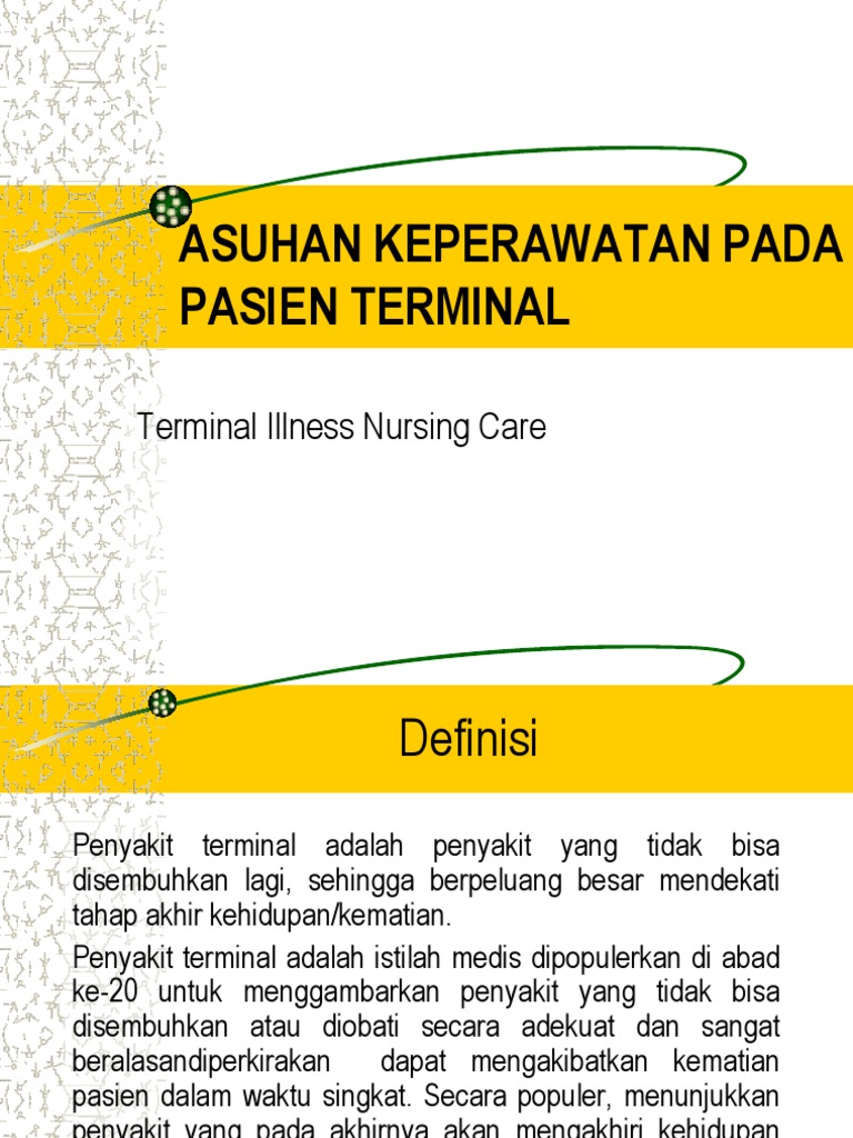 Terminal Illness Nursing Care | PDF