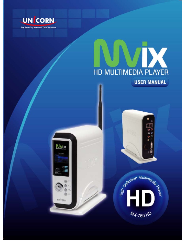 MVix Manual | PDF | Computer Network | Usb Flash Drive