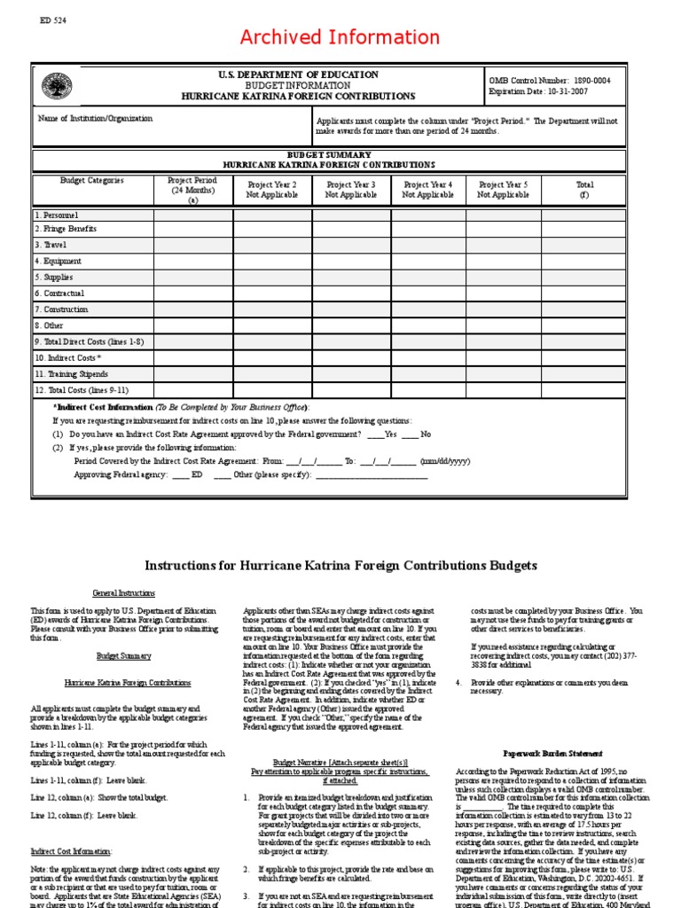 Description: Tags: Ed524-Hkfc | PDF | Office Of Management And Budget ...