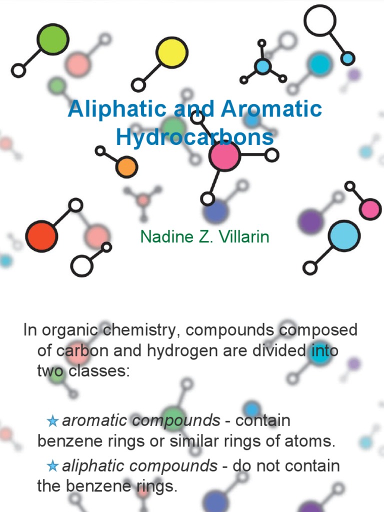 Aliphatic and Aromatic Hydrocarbons | Benzene | Toluene