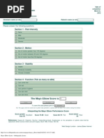 The Mayo Elbow Performance Score PDF | PDF