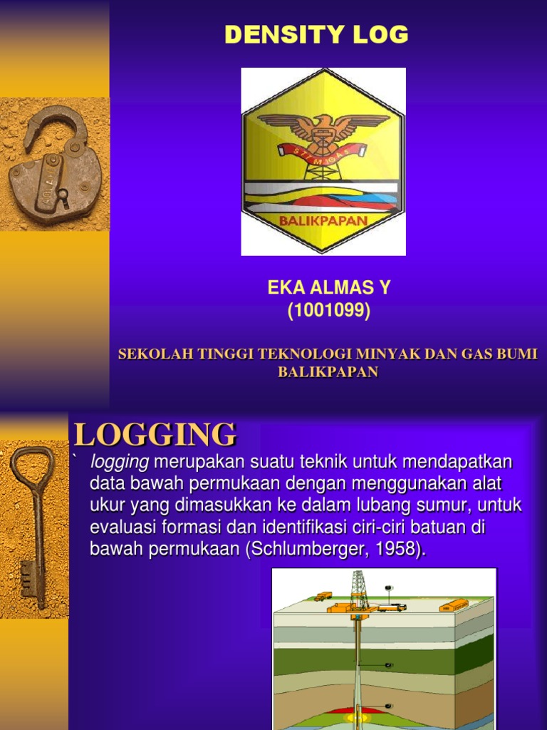 Density Log PPT Individu | PDF | Sains & Matematika | Teknologi & Rekayasa