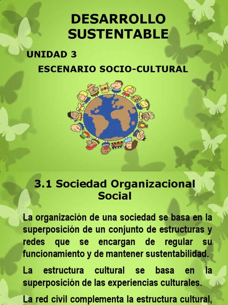 Unidad 3 Escenario Socio-Cultural | PDF