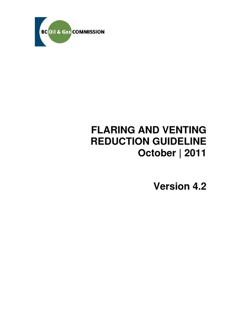 Flaring and Venting Reduction Guidelines | PDF | Technology & Engineering