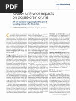 Open and Closed Drains System PDF | PDF | Chemical Engineering | Liquids