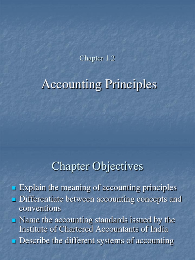 Chapter 1.2 | PDF | Bookkeeping | Accounting