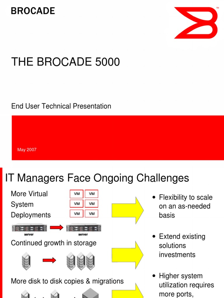 Brocade 5000 Switch Architecture Overview | PDF | Computer Networking ...