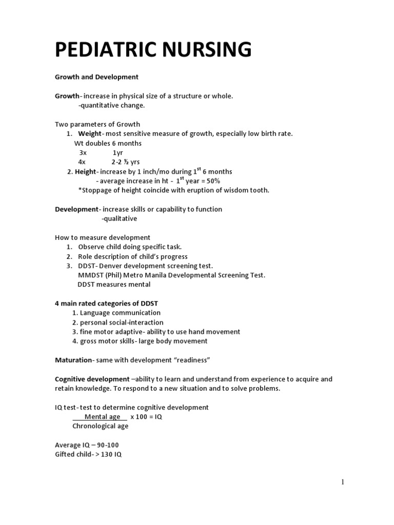 Pediatric Nursing Review Nle Pdf Heart Heart Valve