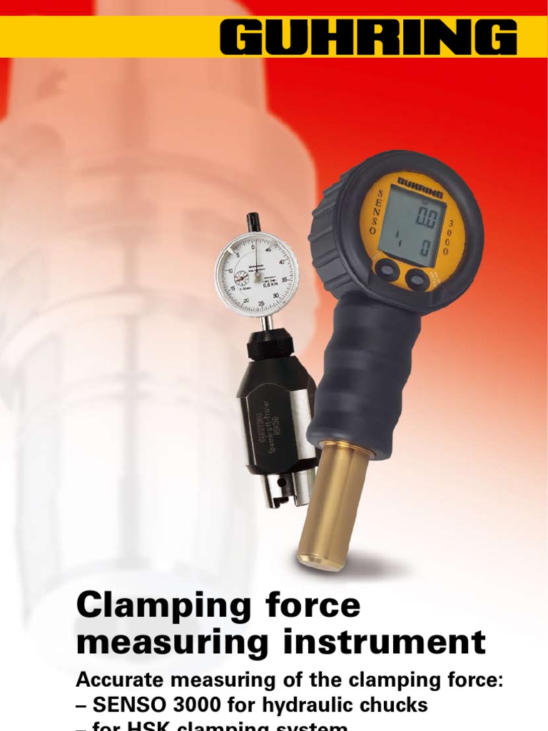 Clamping Force Measurement Techniques | PDF | Drill | Industries