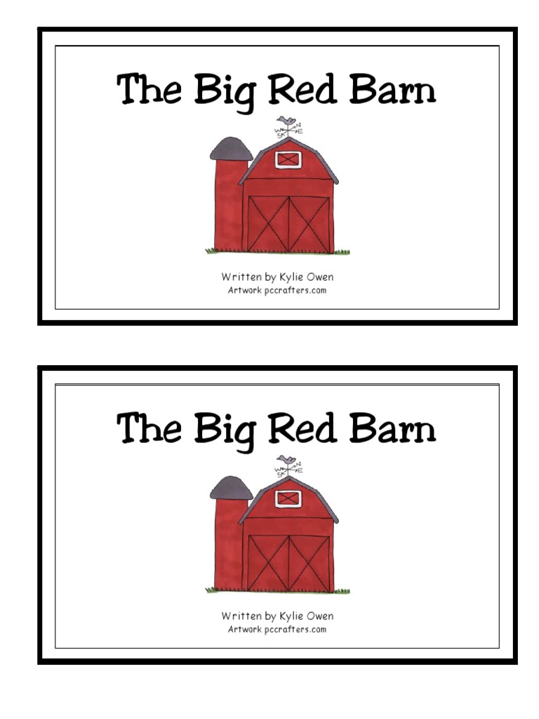 The Big Red Barn: Animal Sounds Book | PDF