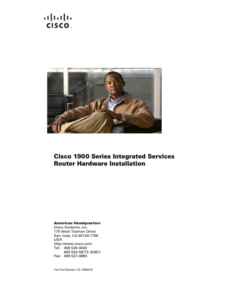 Cisco Router 1941 Series Manual Installation and Configuration | PDF ...