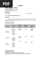 CV For TCS | PDF | Computing And Information Technology | Business