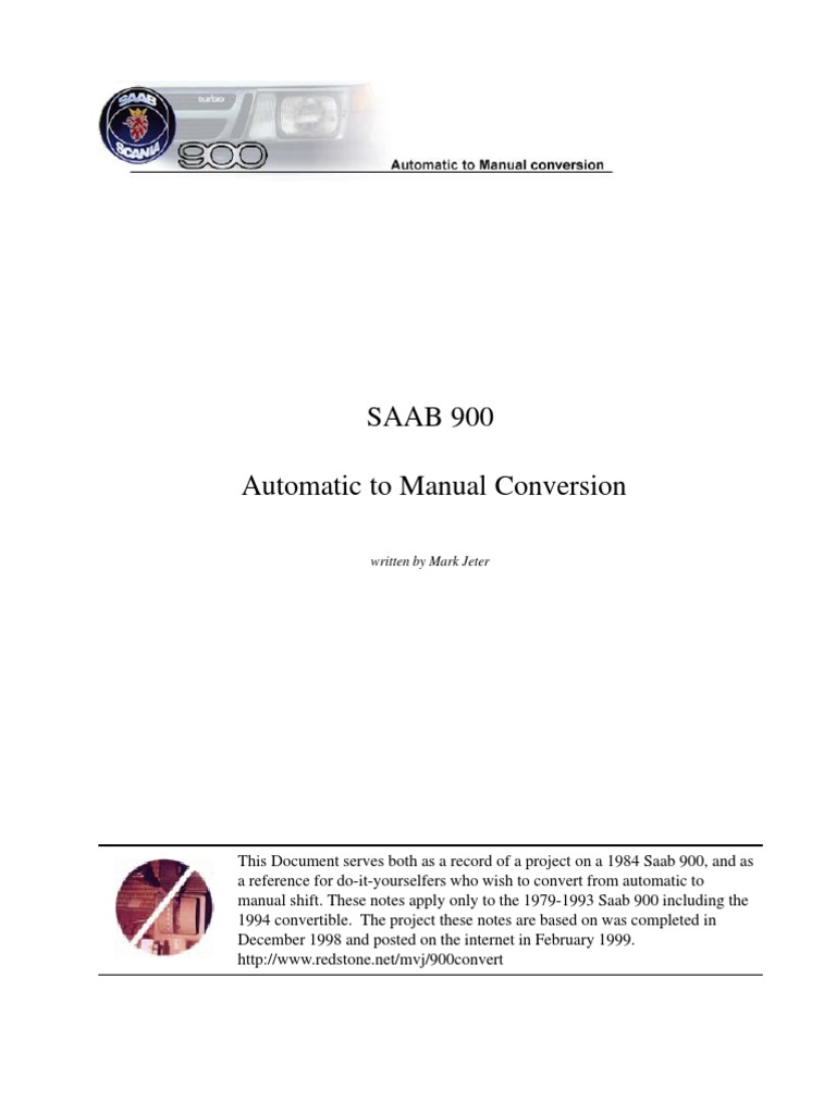 900 Convert | PDF | Automatic Transmission | Manual Transmission