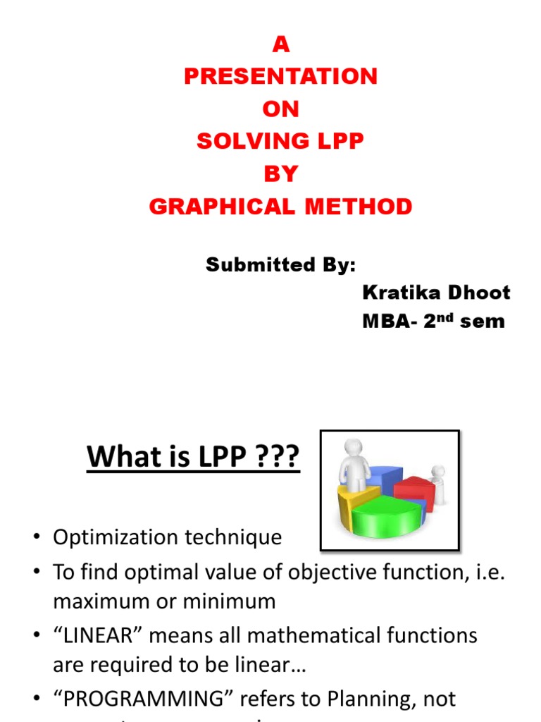 Graphical Method (Linear Programming Problem) | PDF | Mathematical ...