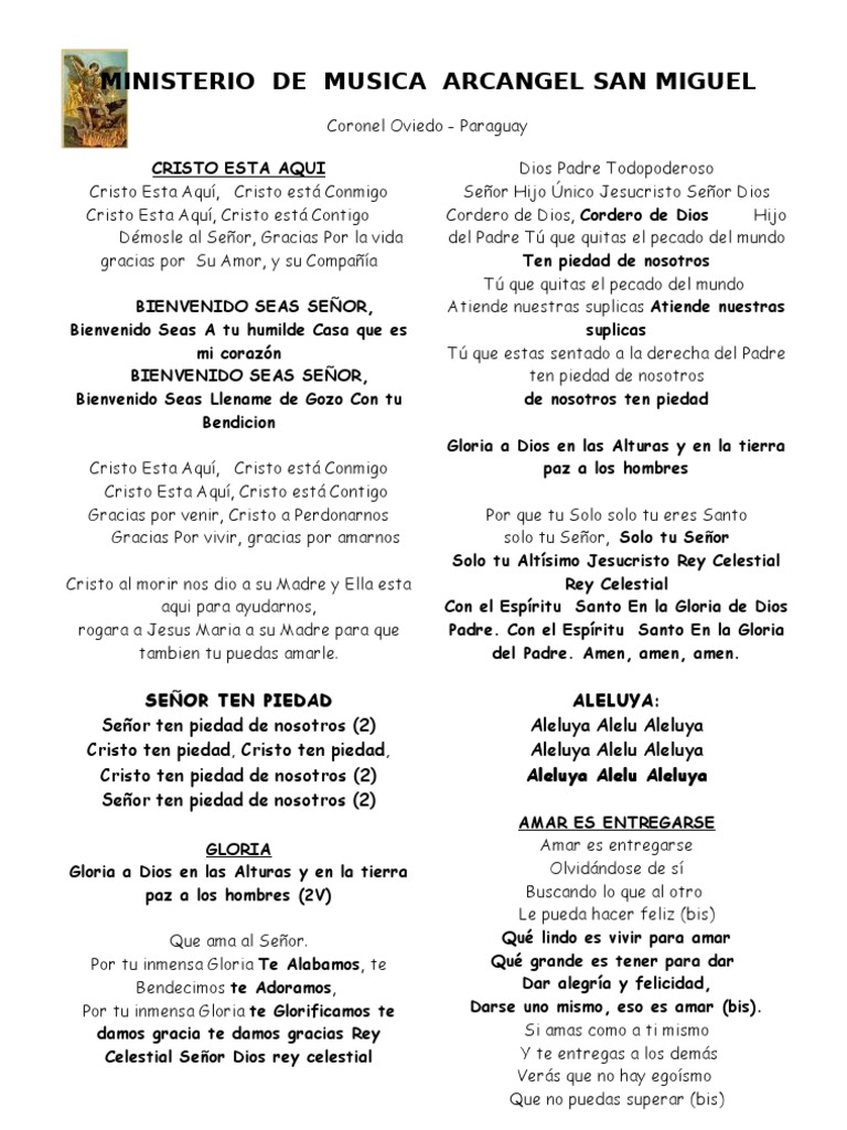 Cantos de Misa Corpus Cristi | PDF | Cristo (título) | eucaristía