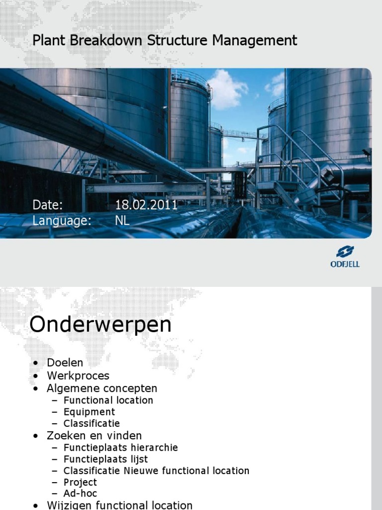 Plant Breakdown Structure Management | PDF