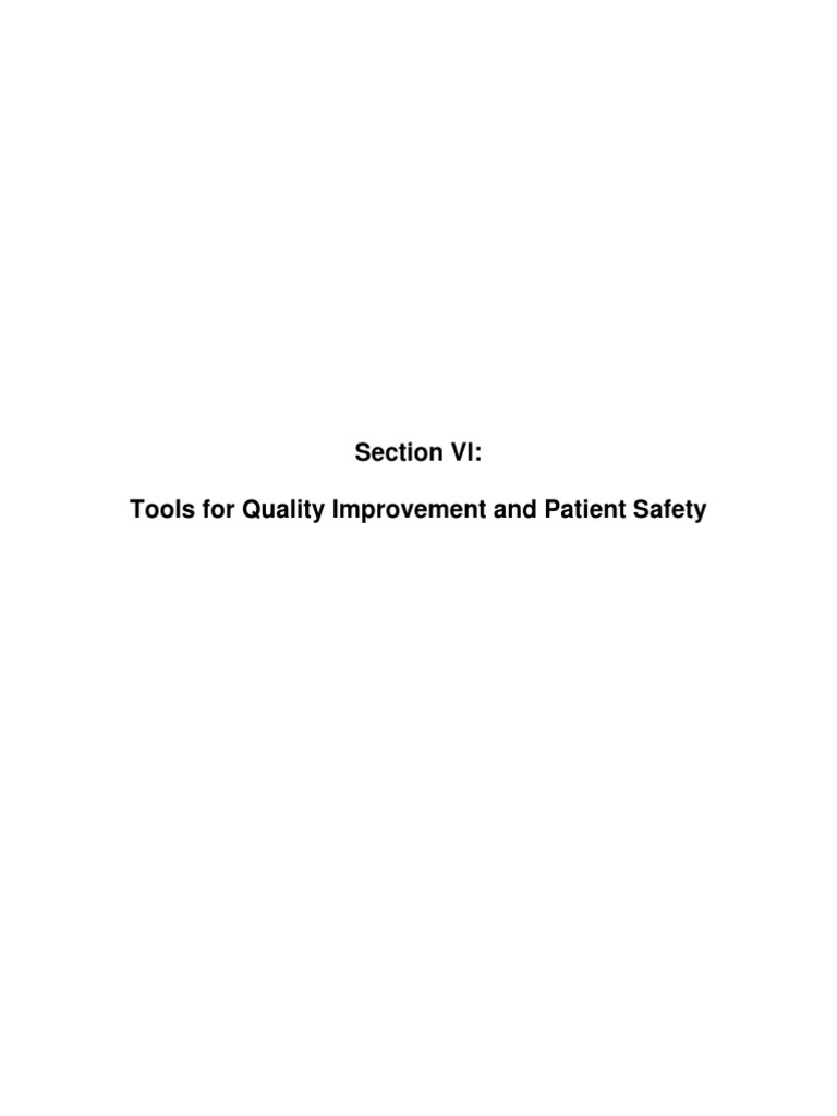 Handbook For Nurses-Quality& Safety-Section VI | PDF | Patient Safety ...