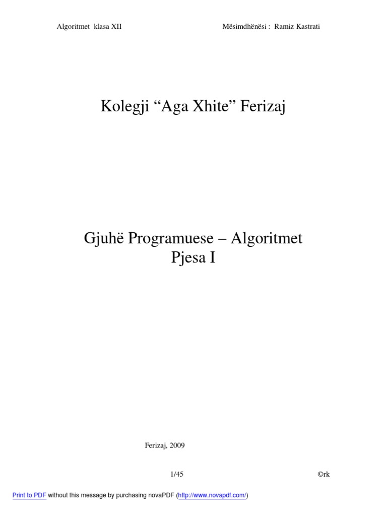 Algoritmet | PDF