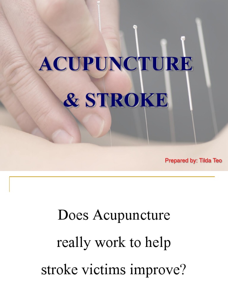 Acupuncture N Stroke | PDF | Acupuncture | Stroke