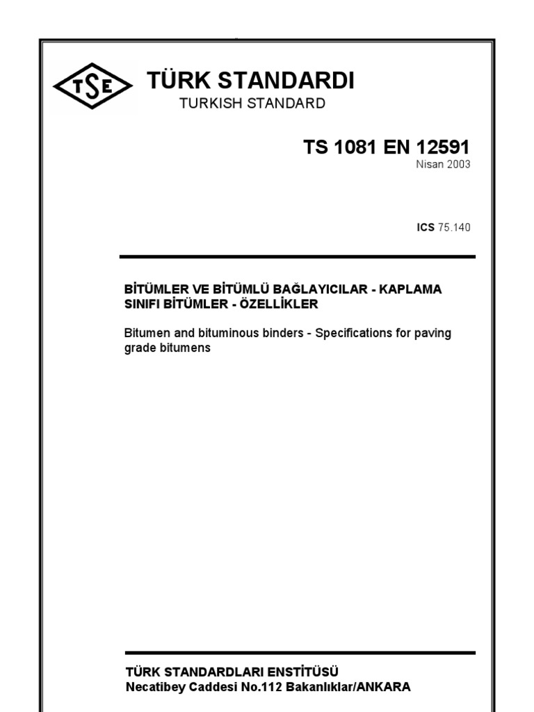 TS 1081 en 12591 | PDF