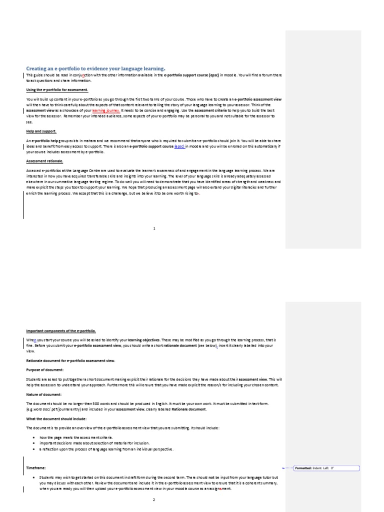 Student Guide To Using Mahara 2012-13v3 | PDF | Educational Assessment ...