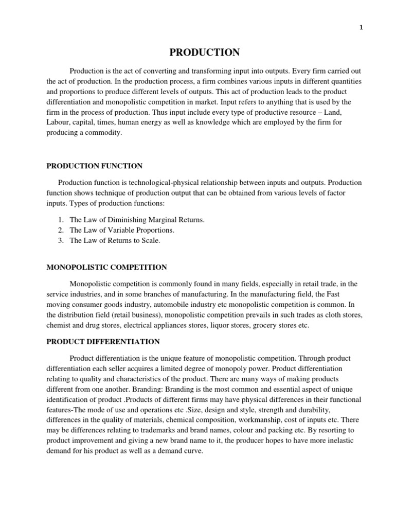 Managerial Economics - Production Function Case Study - Xerox Corp ...