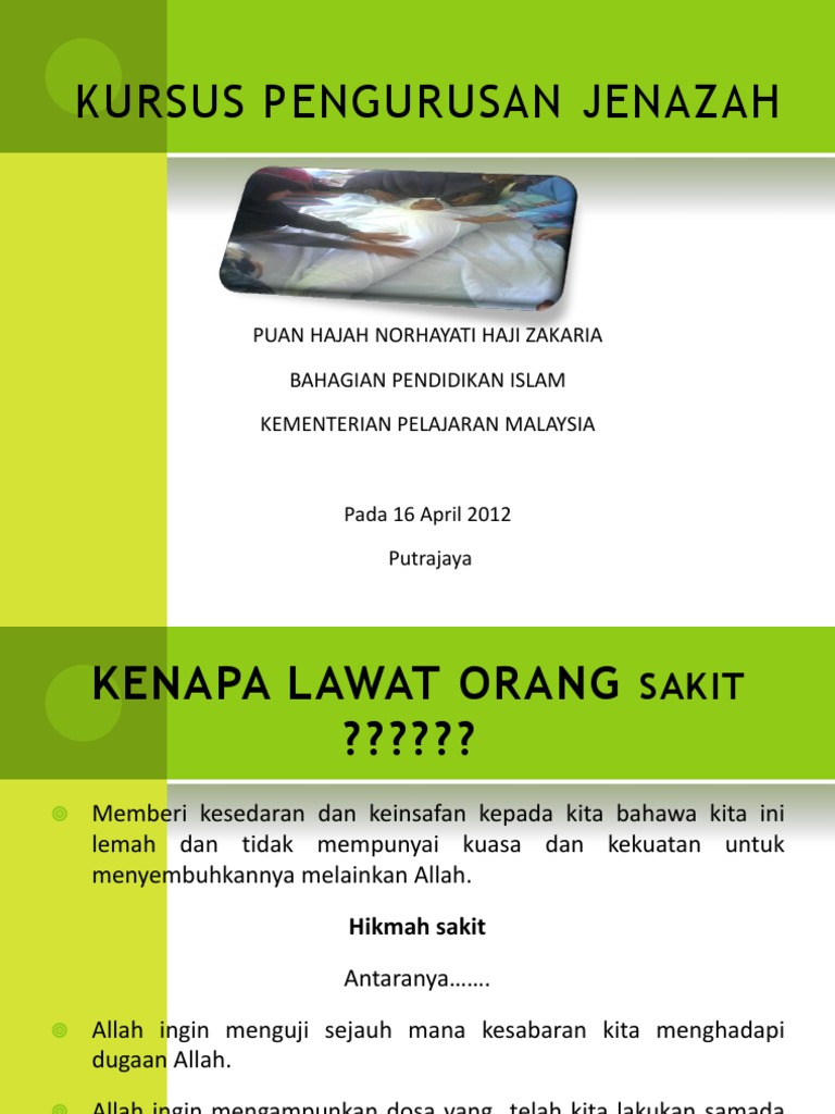Panduan Pengurusan Jenazah | PDF
