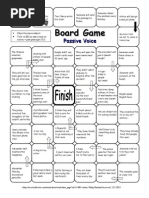 Board Game Passive Voice Fun Activities Games Games - 11400 | PDF