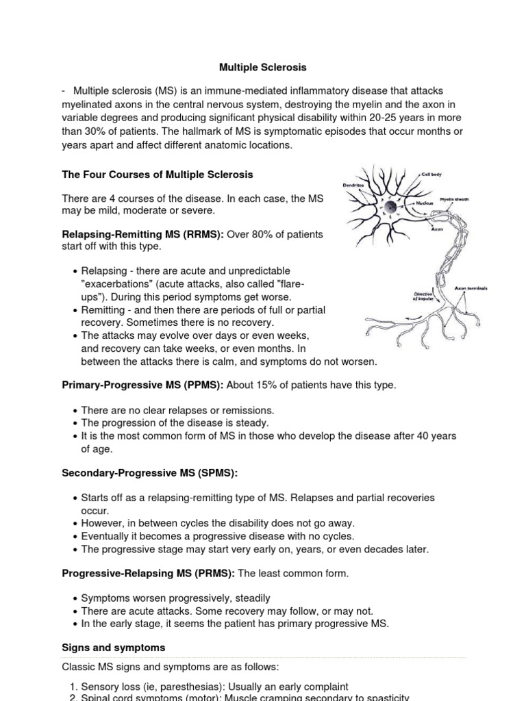 Multiple Sclerosis | PDF | Multiple Sclerosis | Clinical Medicine