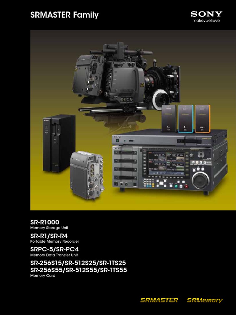 SR Master Family | PDF | Sampling (Signal Processing) | Computer Data ...