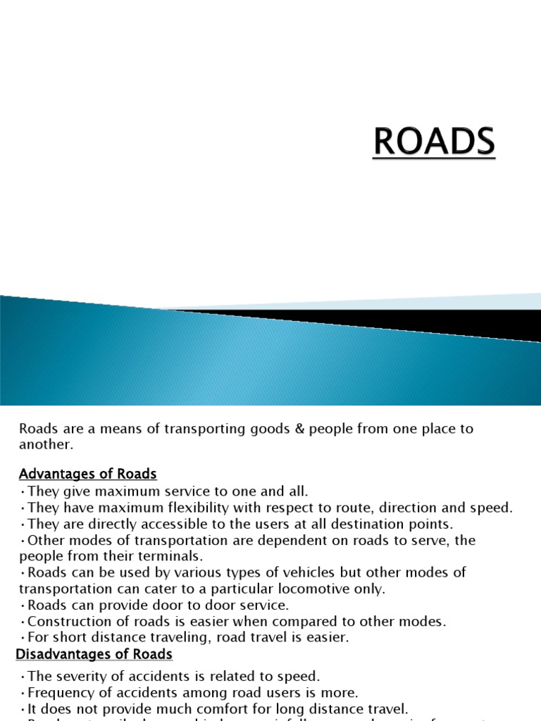 Roads - Components and Functions | Road | Road Surface