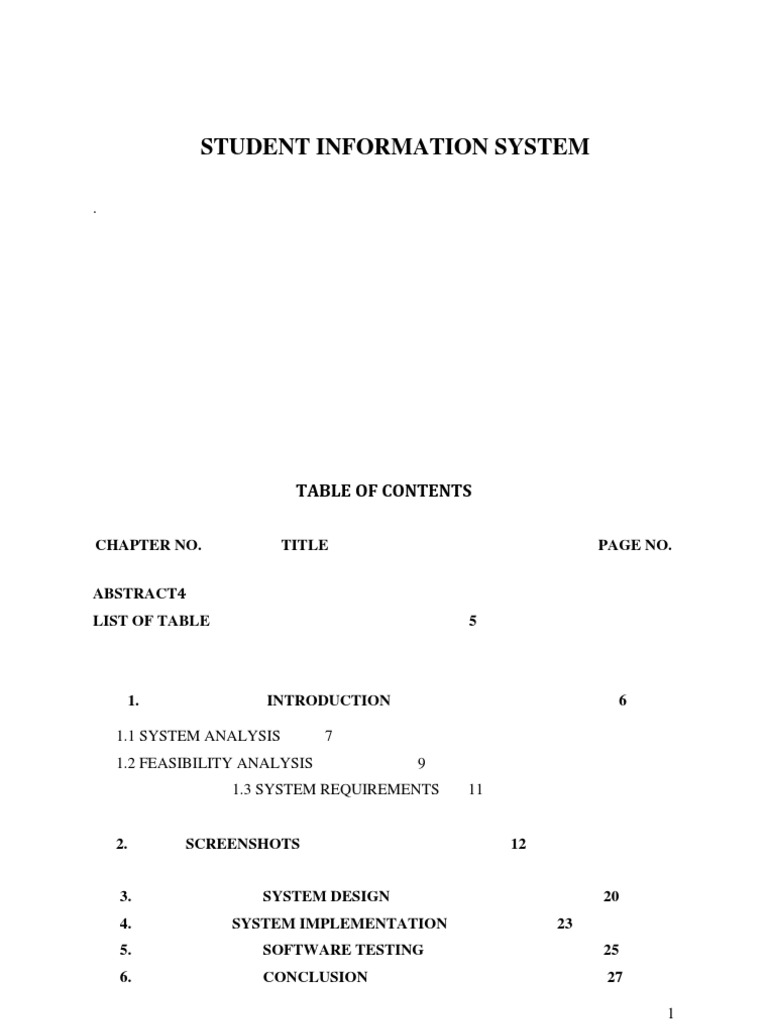 Student Info System | PDF | Input/Output | System