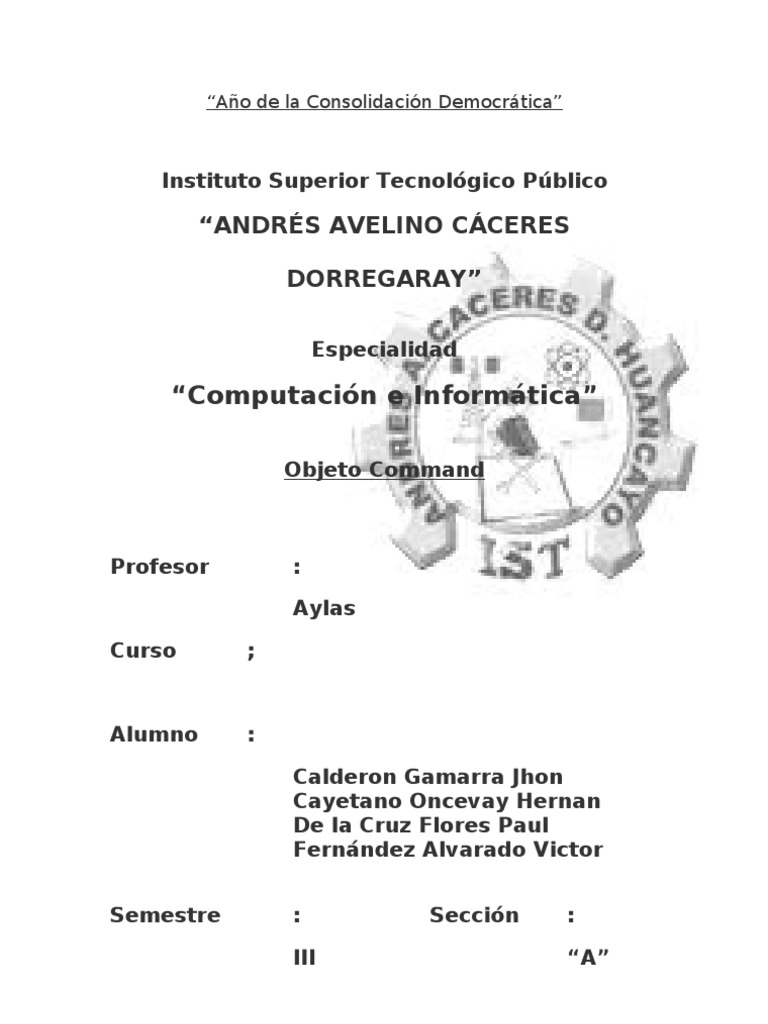 Objeto Command | PDF | Active X Data Objects | SQL