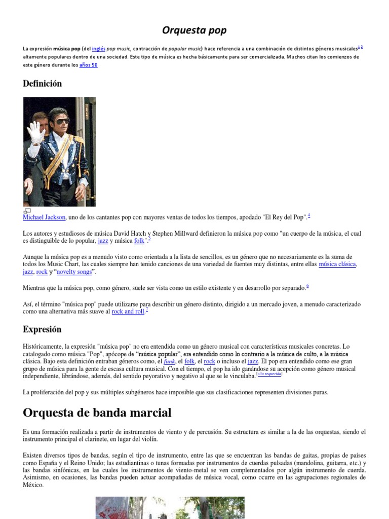 Definición y Orígenes de la Música Pop | PDF | Música pop | Musica Popular