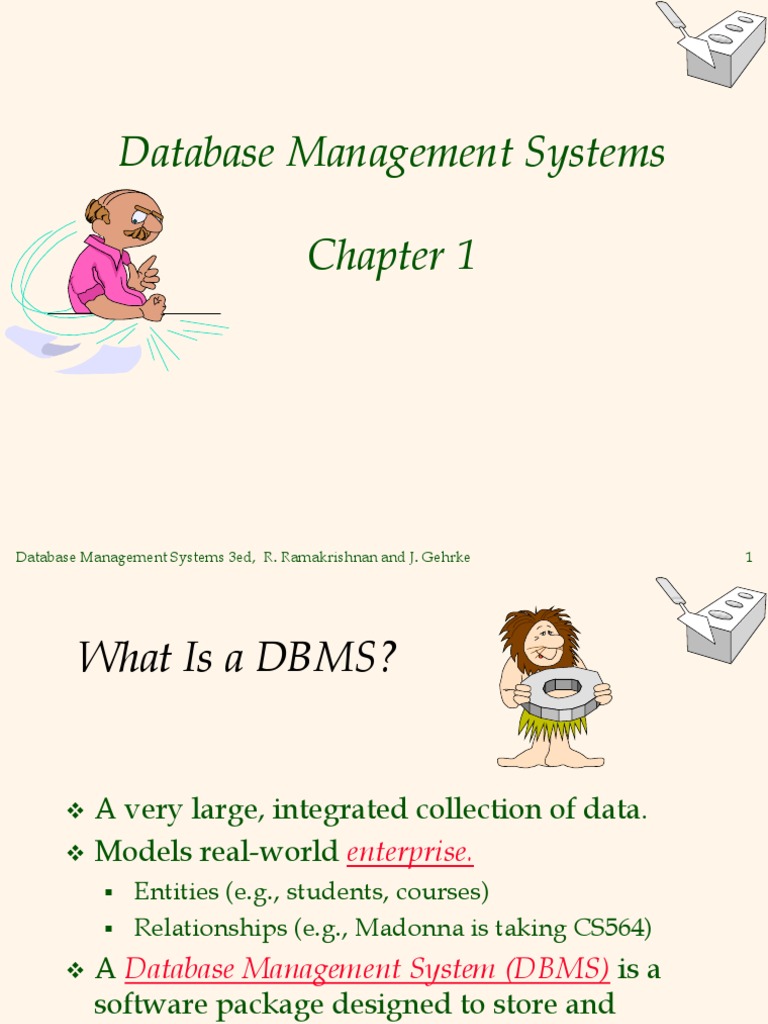 Database Management Systems 3ed, R. Ramakrishnan and J. Gehrke 1 | PDF | Database Transaction ...