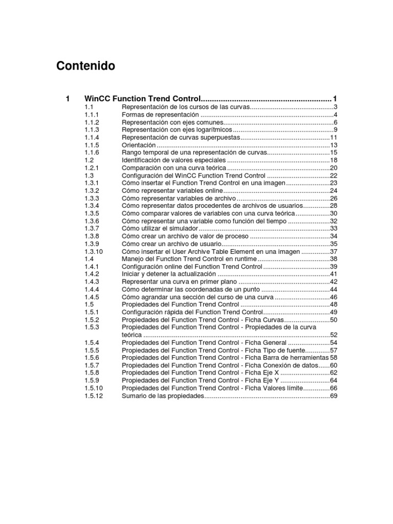 Guía de WinCC Function Trend Control | PDF | Ventana (informática ...