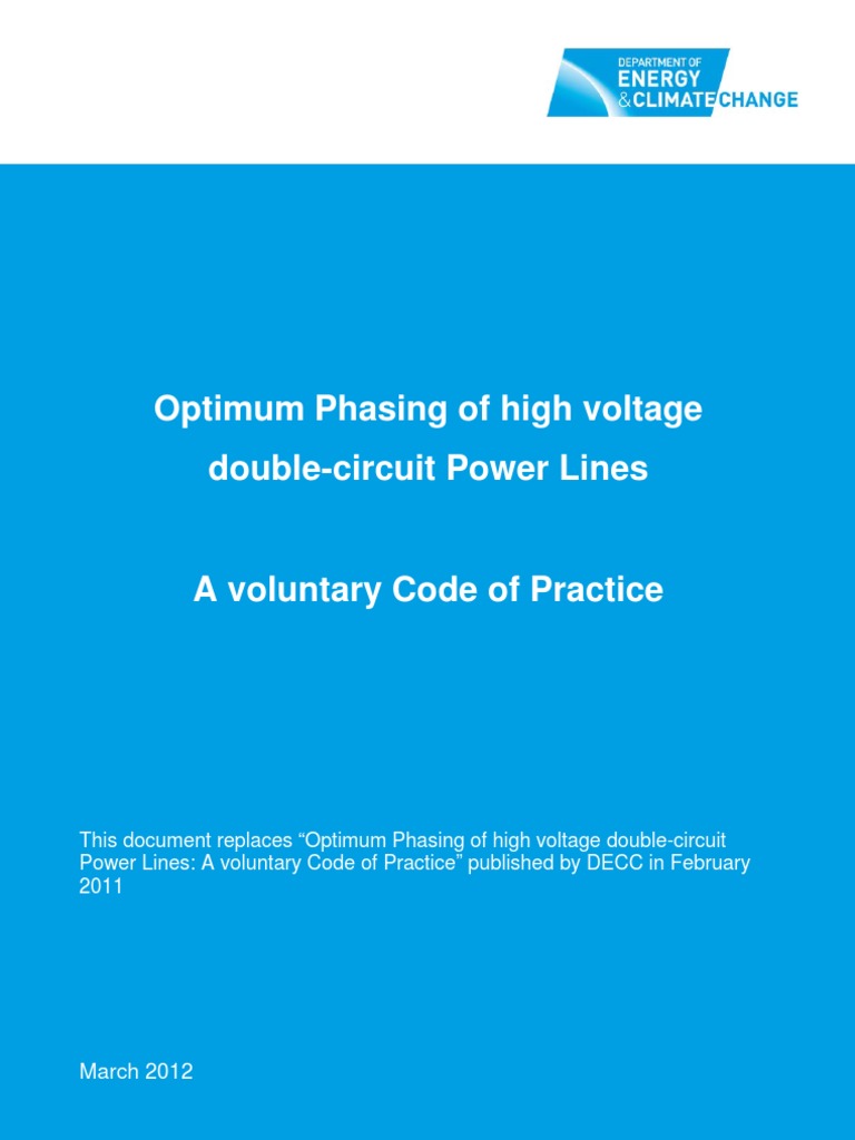 Optimum Phasing Power Lines | PDF | Electromagnetic Field | Electric ...