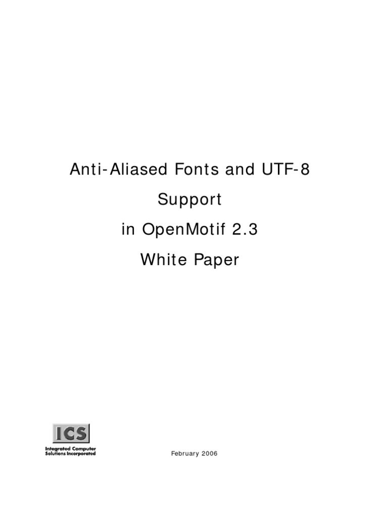Fonts UTF-8 WhitePaperv6 | PDF | Character Encoding | Digital Typography