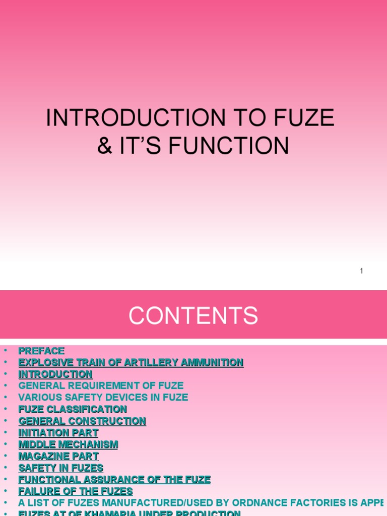 Introduction To Fuze | PDF
