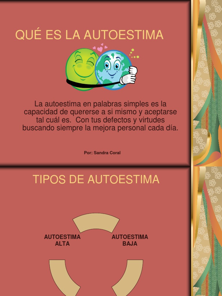 AUTOESTIMA (1).ppt | Autoestima | Conceptos psicologicos