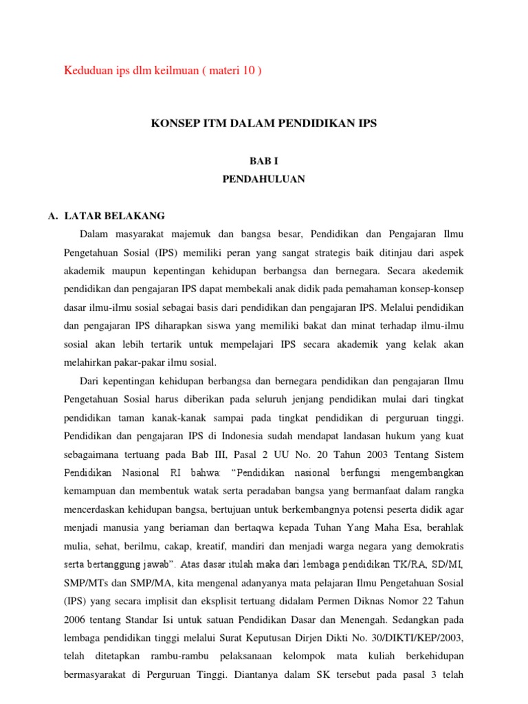 Materi Ips | PDF