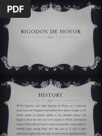Basic Steps of Rigodon Dance | PDF