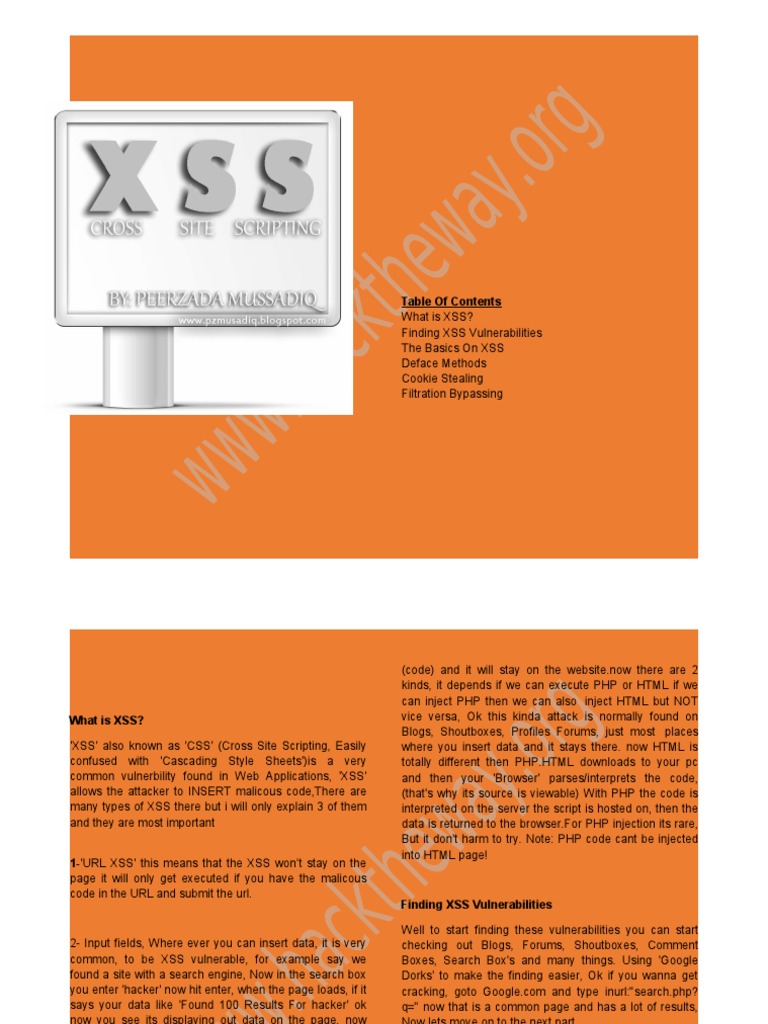 Cross Site Scripting (XSS) | PDF | Software Engineering | Hypertext