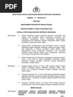 Perkap Nomor 6 Tahun 2019 Tentang Penyidikan Tindak Pidana PDF | PDF