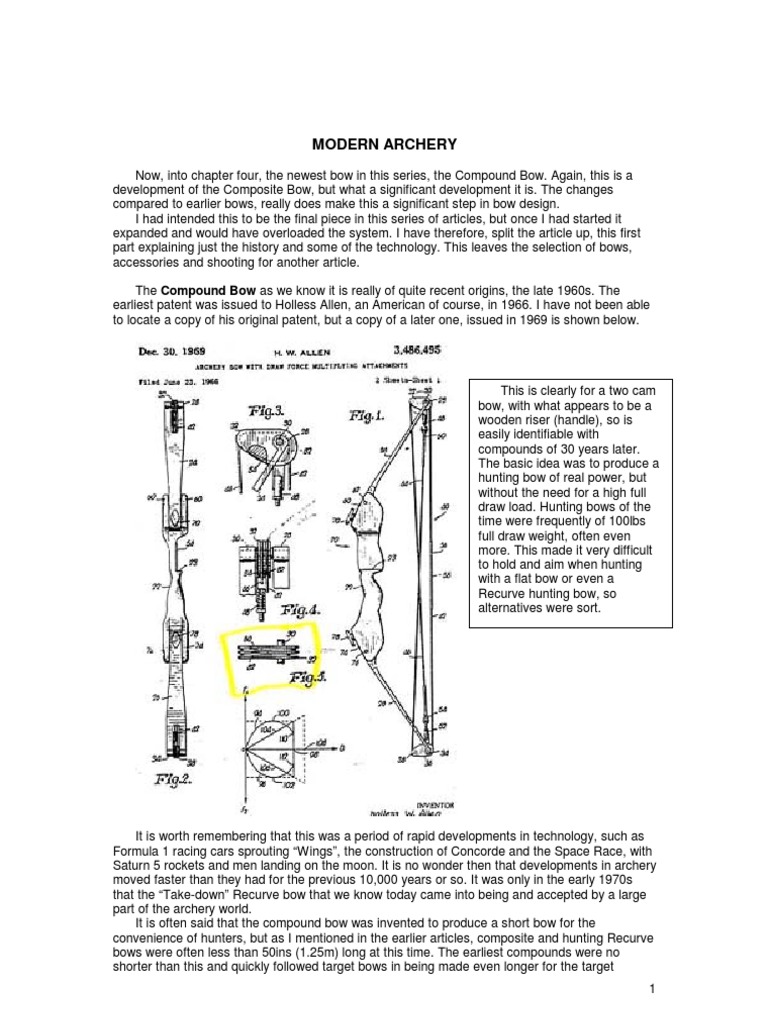 Modern Archery - Compound Bow | PDF | Bow And Arrow | Archery