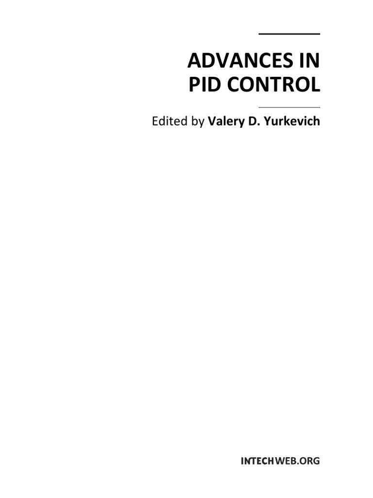 Advances in PID Control | PDF | Control Theory | Stability Theory